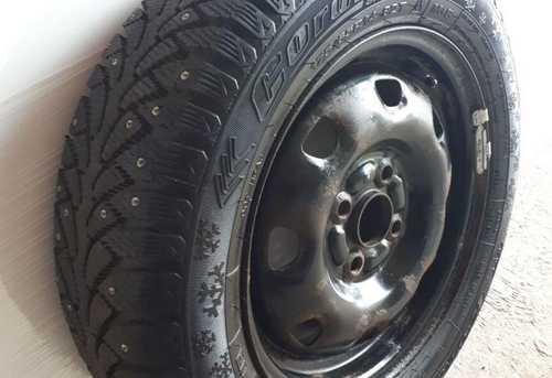 Cordiant Sno-Max 175/65 R14 на диске 4х100 цо 54.1