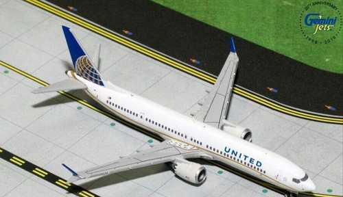 Boeing 737 Max 9 United Gemini Jets 1/400