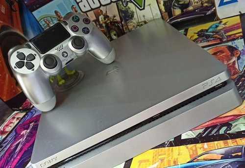 Sony Playstation 4 Ps4 Slim Silver 500gb