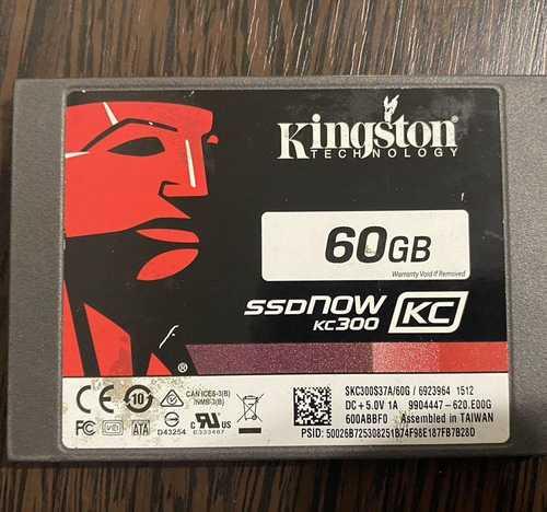 Ssd 60gb kingston kc300