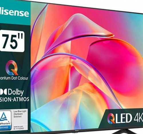 Qled телевизор 75" Hisense 75E7KQ