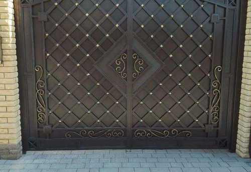 Ворота кованые " Геометрия 2.2."
