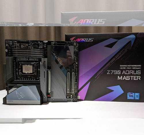 Связка Gigabyte Z790 Aorus Master   i9-13900K