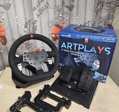 Руль Artplays v1200 vibro premium leather edition