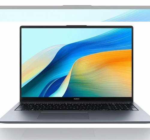 Ноутбук Huawei MateBook D 16 mclf-X (16", 2024, IPS, Intel Core i5 12450H 2ггц, 8-ядерный, 16гб 512г