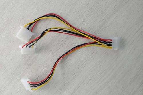 Разветвитель питания molex на 3 molex