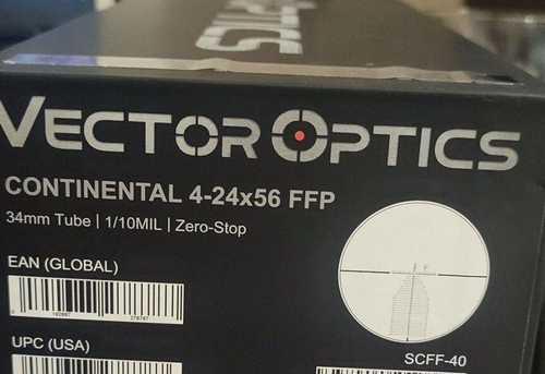 Прицел Vector optics continental 4-24,34 mm FFP