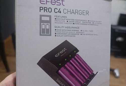 Зарядное устройство акк-ров Efest pro c4 charger