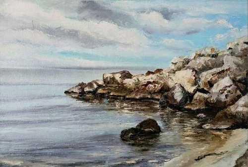 Азовское море, морской пейзаж, картина в подарок