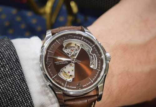 Часы hamilton jazzmaster open heart