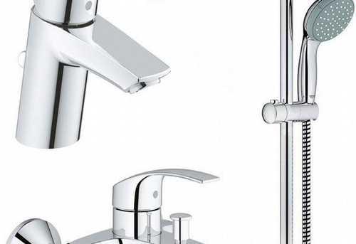 Комплект смесителей Grohe 124446 Хром