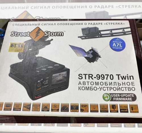 Новый видеорегистратор Street Storm STR-9970 Twin