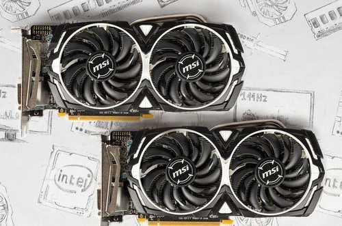 Видеокарты MSI AMD Radeon RX 570 armor OC 8Gb
