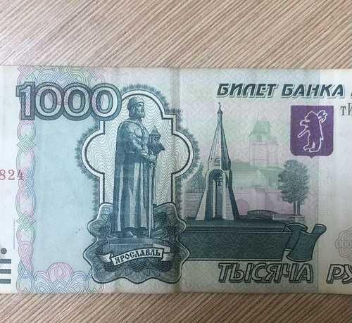 Купюра 1000 р модификация 2004 года