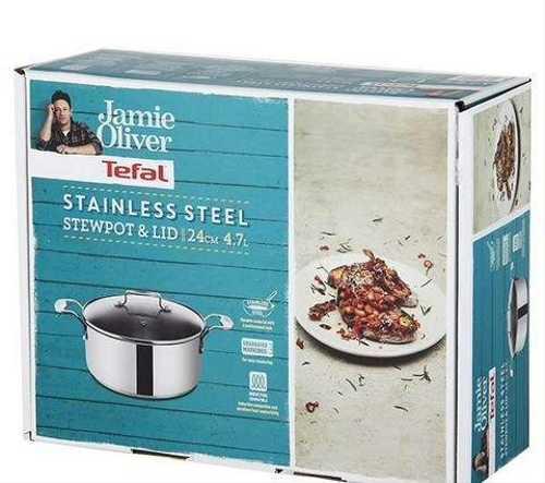 Новая кастрюля Tefal Jamie Oliver 4,7л