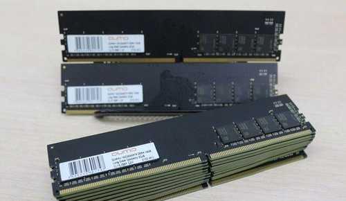 Оперативная память Qumo 16 гб DDR4 2666 мгц Новая