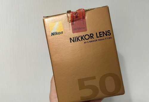 Nikon 50mm f/1.8G AF-S Nikkor Новый