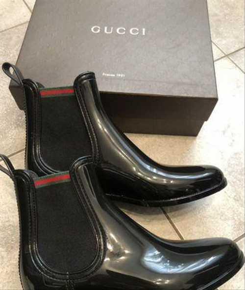 Сапоги резиновые Gucci 40