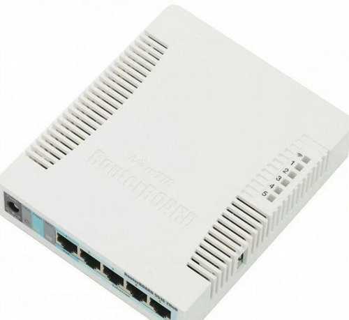 Wi-Fi роутер MikroTik RB951G-2HnD, белый