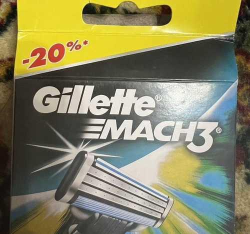 Сменные кассеты gillette mach3