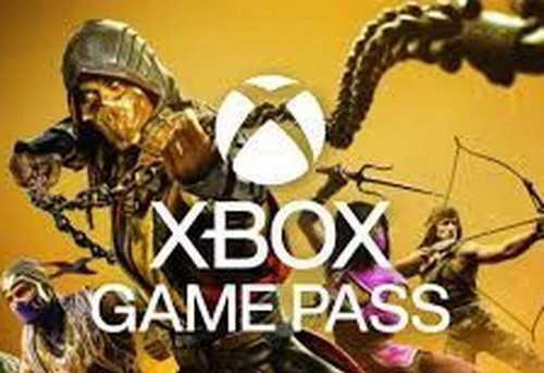 Подписка xbox game pass ultimate+mortal kombat 11