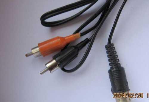 Кабель переходник XLR 5 pin in RCA cccp