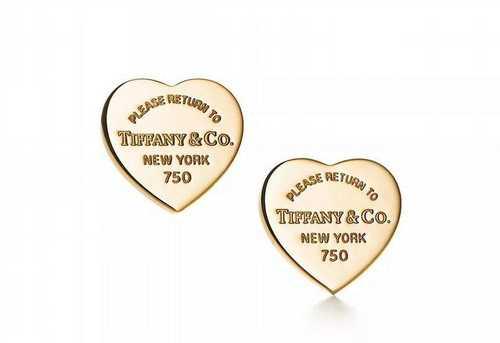 Новые серьги Tiffany&Co оригинал