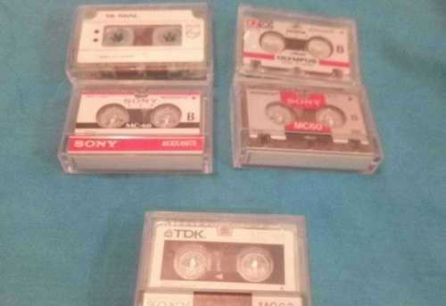 Microcassette Sony TDK Philips