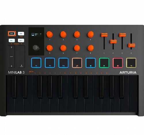 Миди-клавиатура Arturia minilab 3 Orange Edition