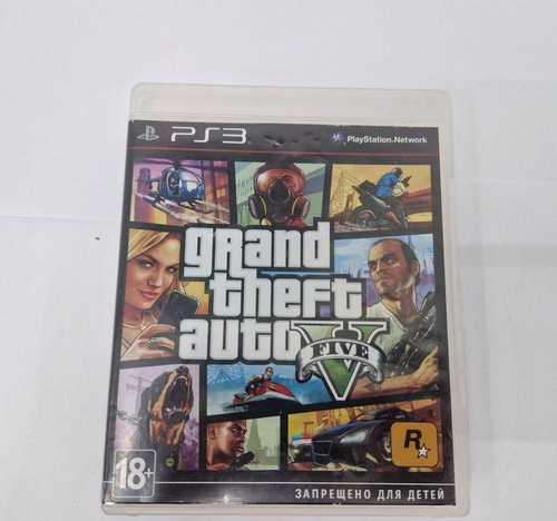 Игровые диски. Sony Playstation 3 Grand Theft Auto V