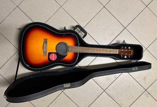 Fender CD-60 с кейсом акустическая гитара