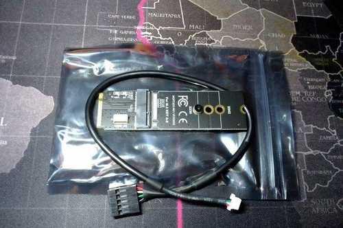 Адаптер для установки WI FI модуля в m.2 key M