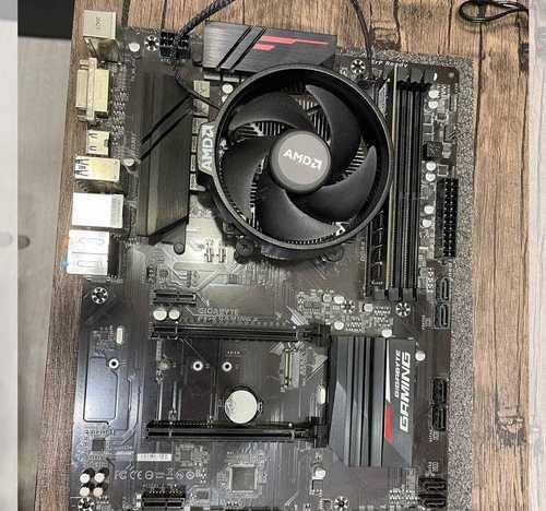 Мат плата gigabyte B450 gaming X (AM4, ATX)