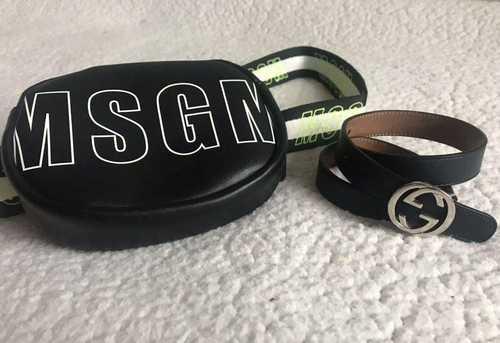Ремень Gucci сумка msgm новая