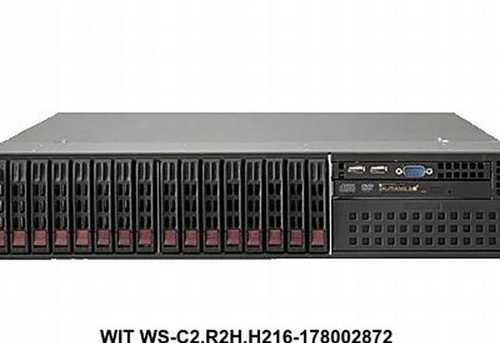 Сервер Supermicro WIT WS-C2.R2H.H216-178002872