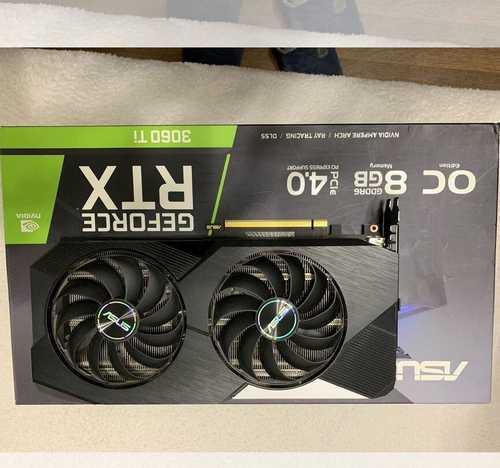 Видеокарта RTX 3060 ti asus dusl