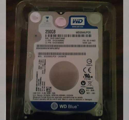 Диск SSD Western Digital 250 Gb