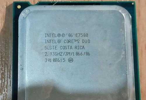 Процессор intel core 2duo e7500