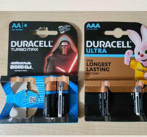 Duracell LR03 ultra / LR6 turbomax с отслеж заряда