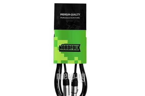 Кабель микрофонный NordFolk XLR/F - XLR/M 7m NMC9