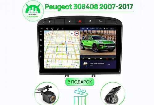 Магнитола 2.32 Peugeot 308/408 2007-2017 black