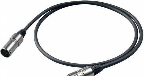 Proel bulk250LU6 - микрофонный кабель, XLR (папа)
