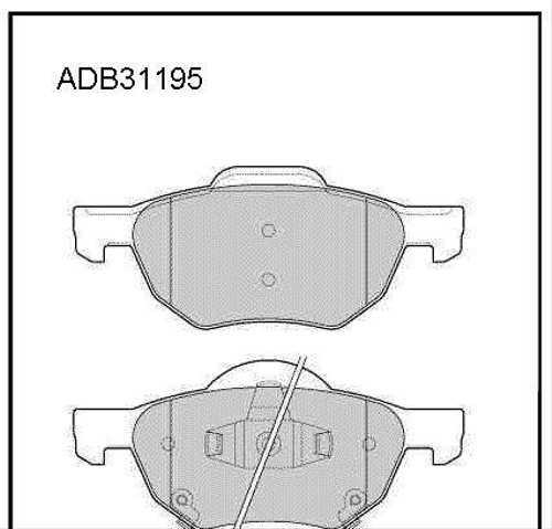 Тормозные колодки honda accord KE,KG,KB 01.03