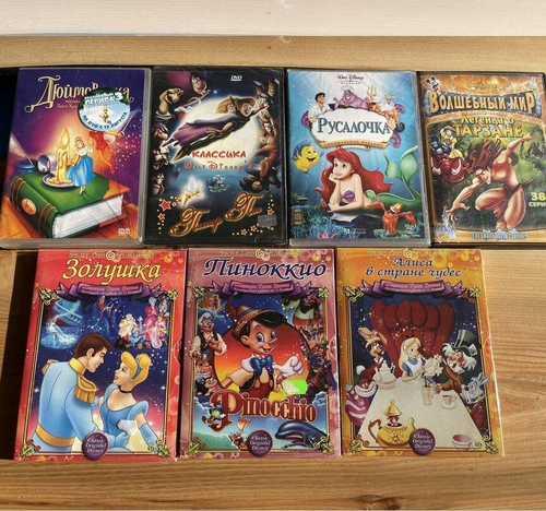 Dvd диски мультфильмы disney