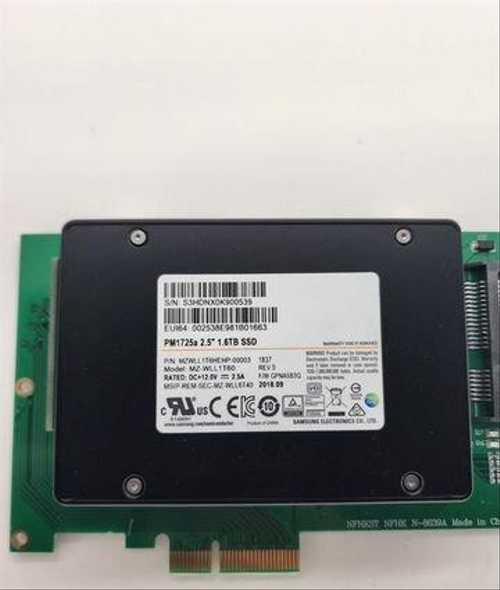 Samsung PM1725a 1.6Tb SSD Gen3 x8