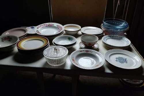 Набор столовой посуды тарелки,СССР