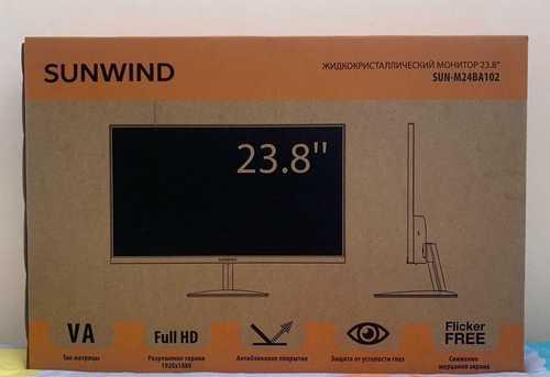 Новый монитор 75Hz 23.8" FHD Sunwind