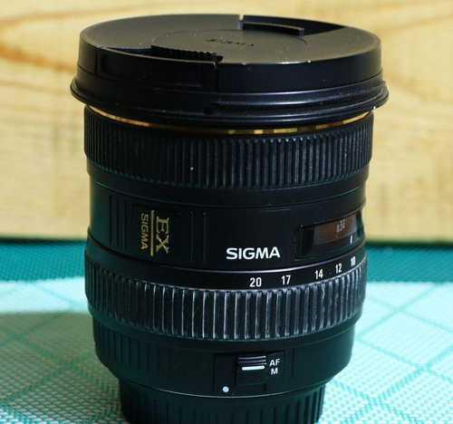 Объектив Sigma AF 10-20mm f/4-5.6 EX DC HSM Canon