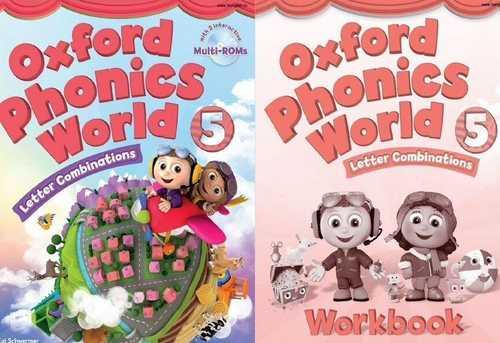 Oxford Phonics World 5 Classboоk+Wоrkbook комплект