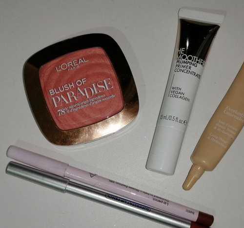 Косметика пакетом clarins, loreal, b. colour